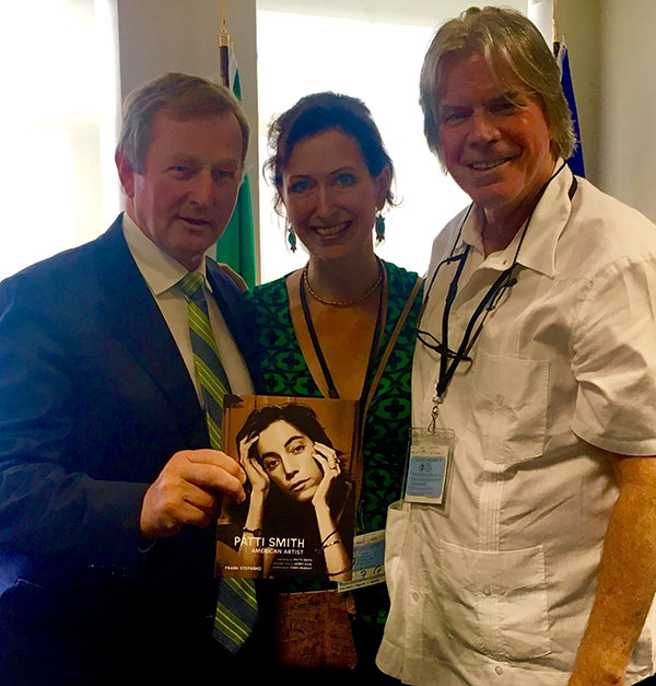 Enda Kenny, Patti Smith and Carlotta Hester – Govinda Gallery